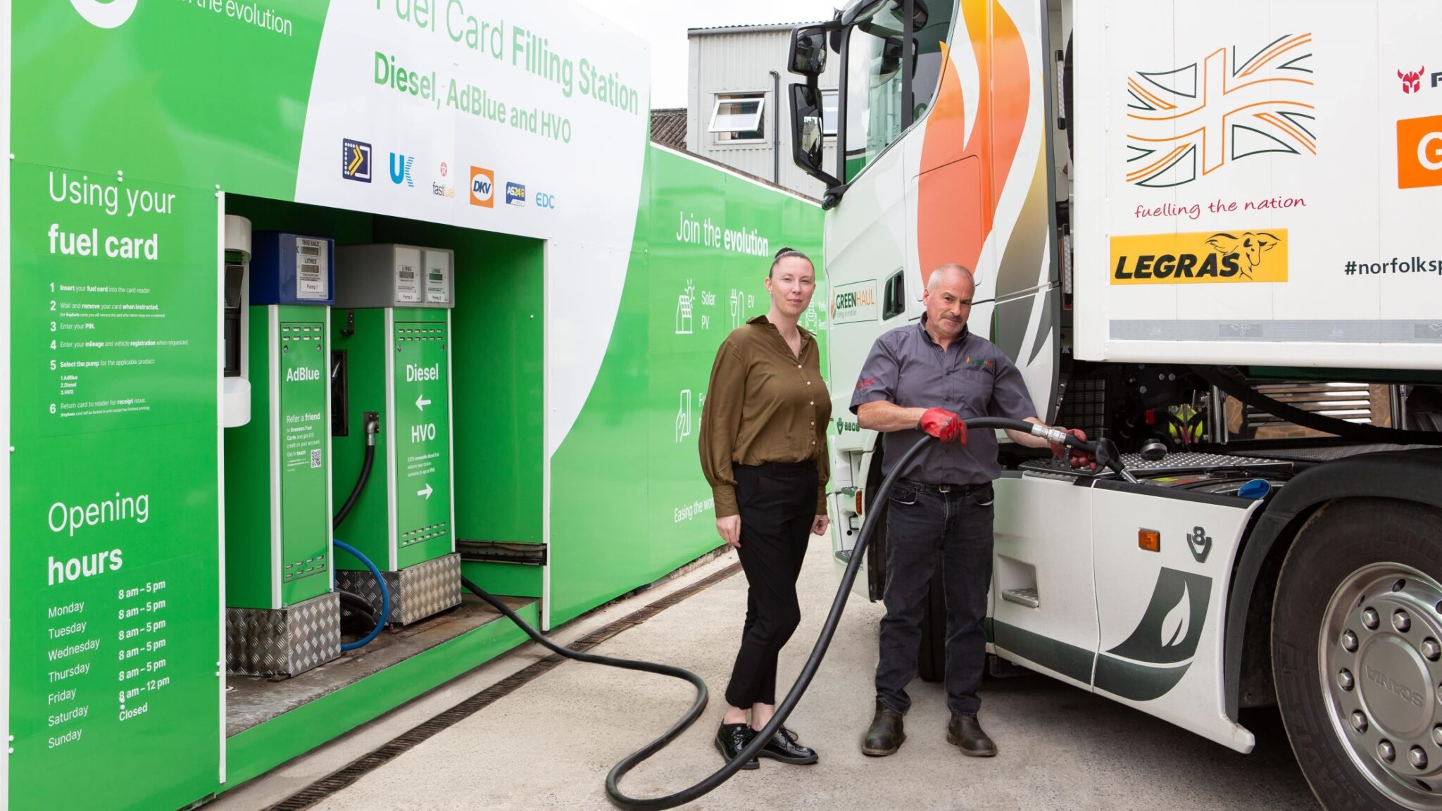 Greenarc unveils Lancashire's first renewable fuel HVO pump | Fuel Oil News