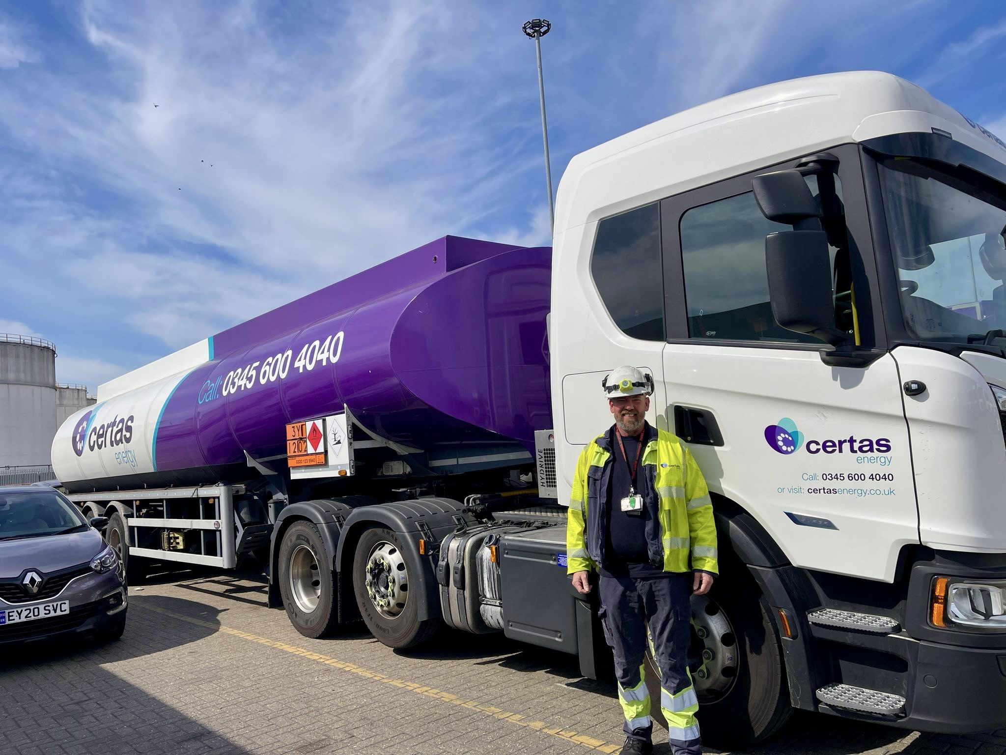 High speed delivery for Certas Energy driver | Fuel Oil News